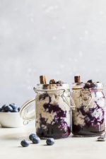 Cinnamon Blueberry Rice Pudding - The Almond Eater