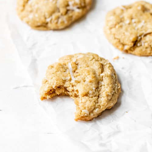 Soft and Chewy Coconut Cookies | The Almond Eater