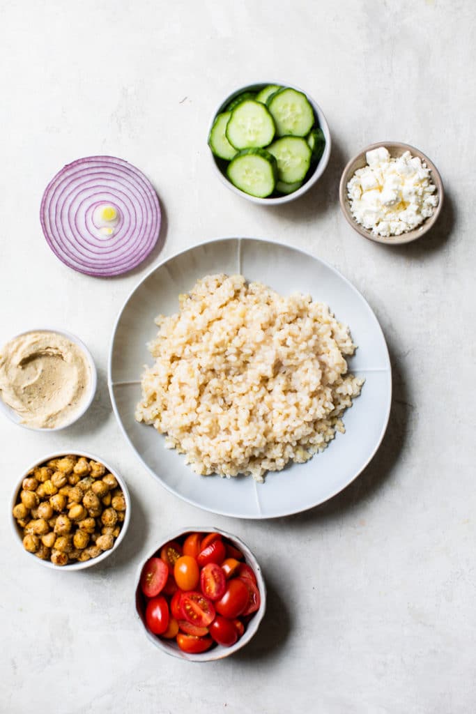 Mediterranean Hummus Bowl - The Almond Eater