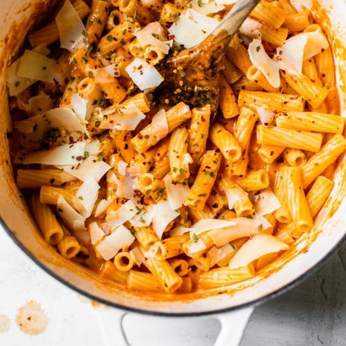 Vodka Rigatoni - The Almond Eater