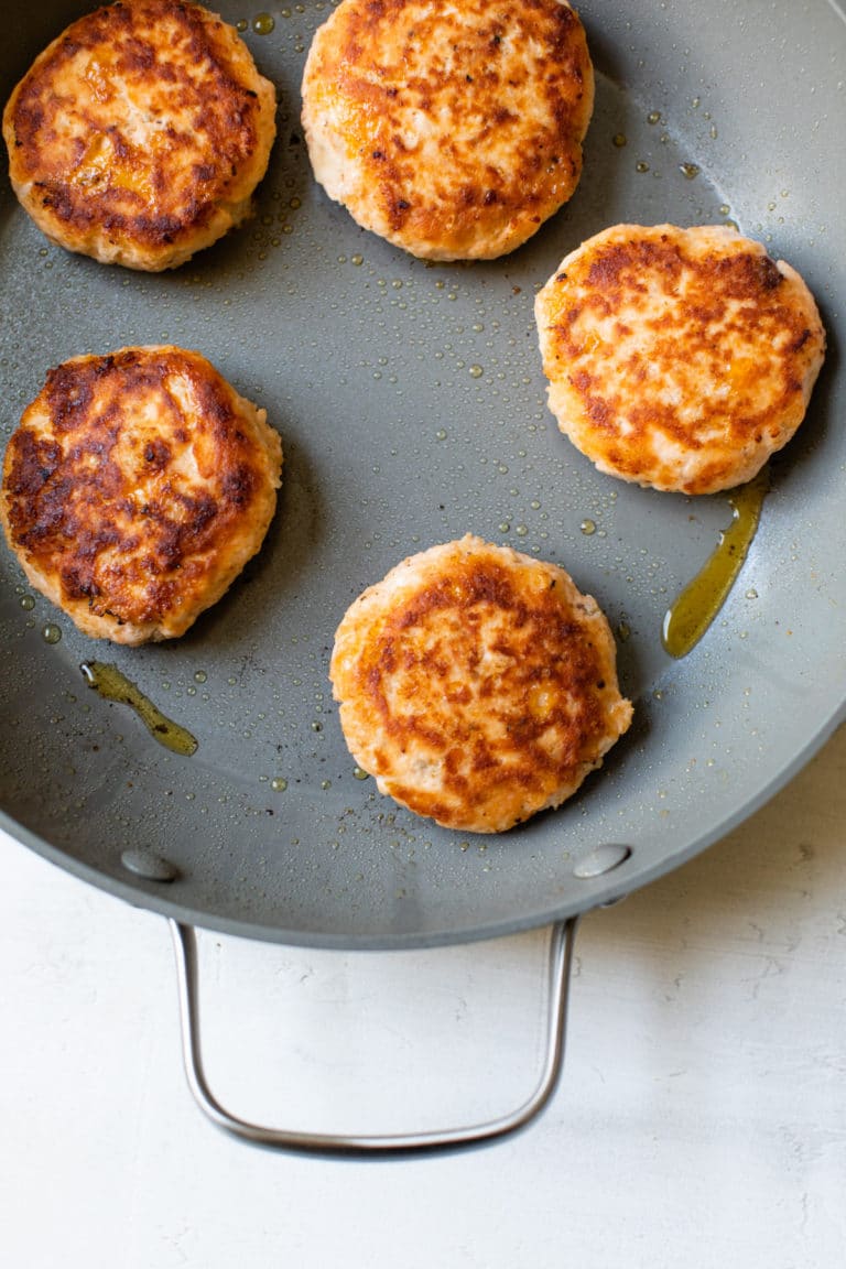 Pan-Seared Salmon Burgers - The Almond Eater