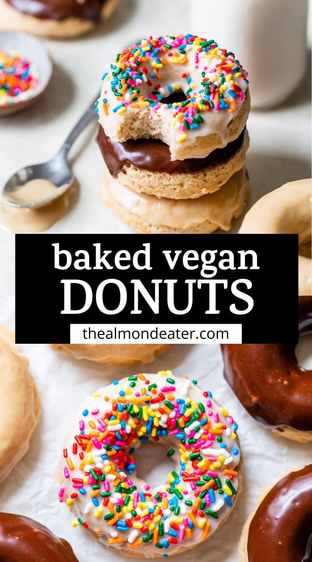 Baked Vegan Donuts - The Almond Eater