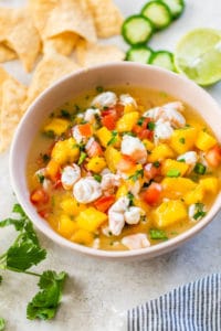 Mango Ceviche - The Almond Eater