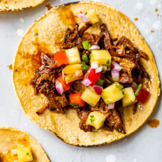 Honey Ginger Pork Tacos - The Almond Eater