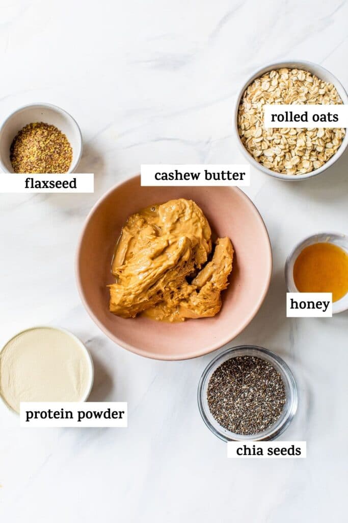 Cashew Butter Protein Bites - The Almond Eater