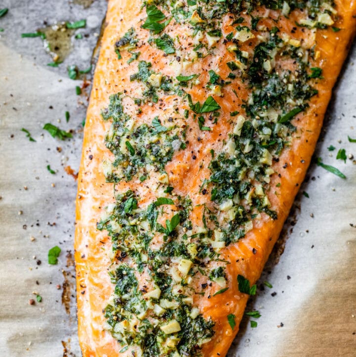 Baked Salmon Fillet - The Almond Eater