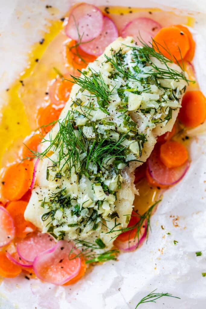 Fish en Papillote (Fish in Parchment) - The Almond Eater