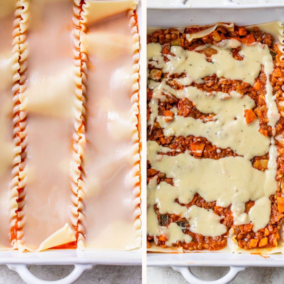 Lentil Lasagna - The Almond Eater