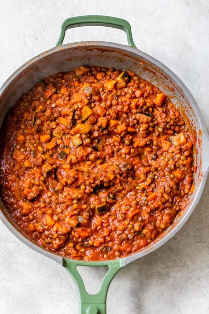 Lentil Lasagna - The Almond Eater
