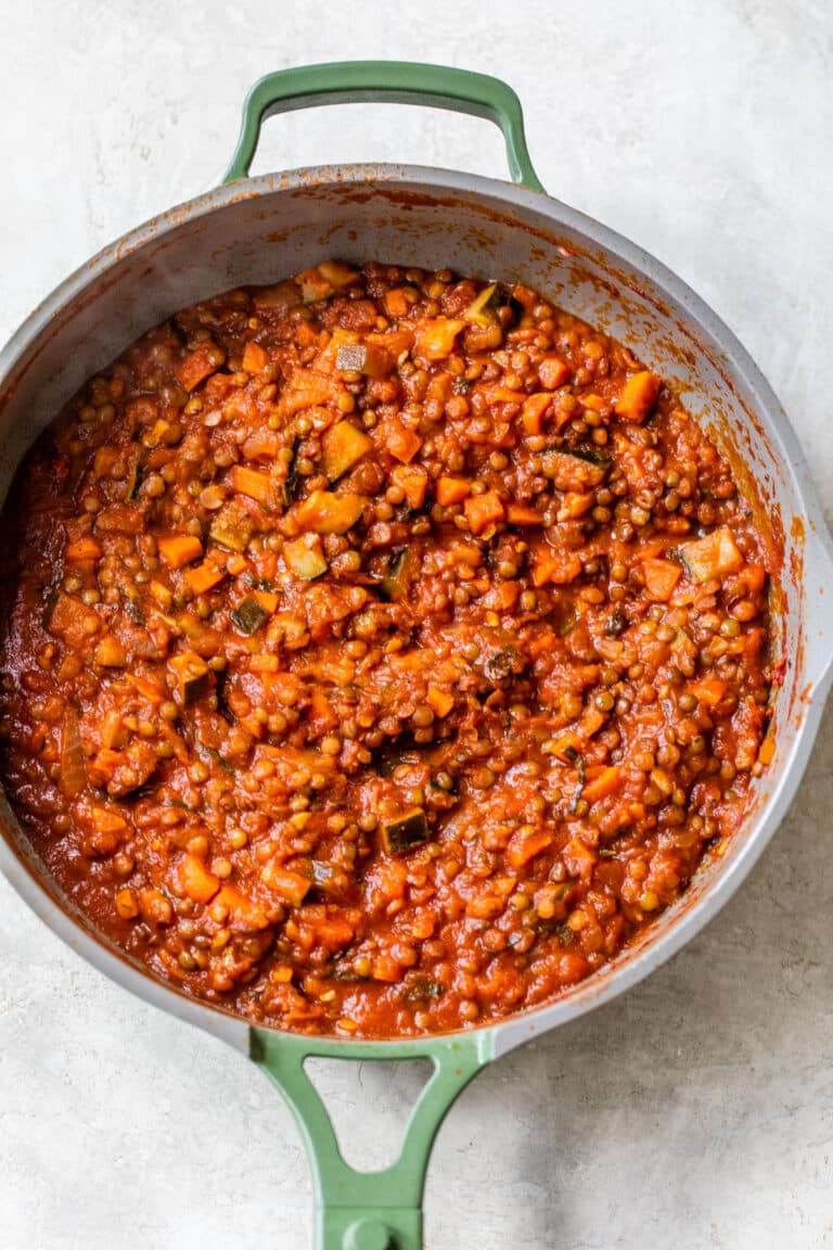 Lentil Lasagna - The Almond Eater