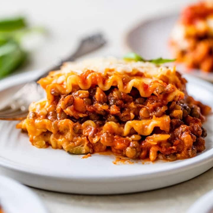 Lentil Lasagna - The Almond Eater