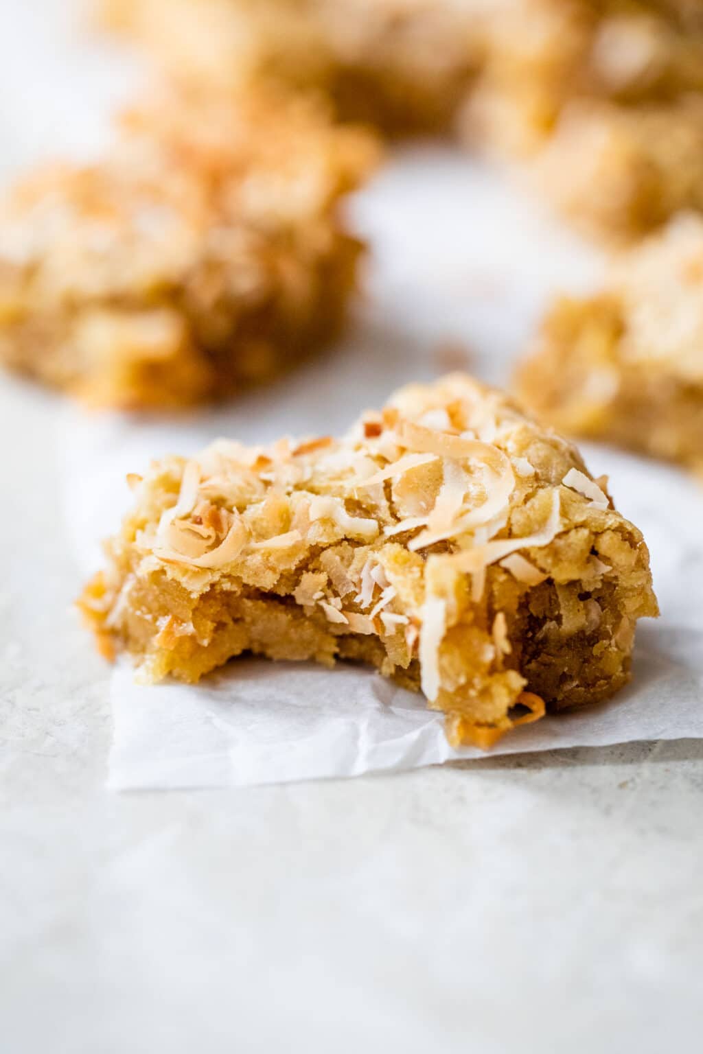 Buttery Coconut Bars - The Almond Eater