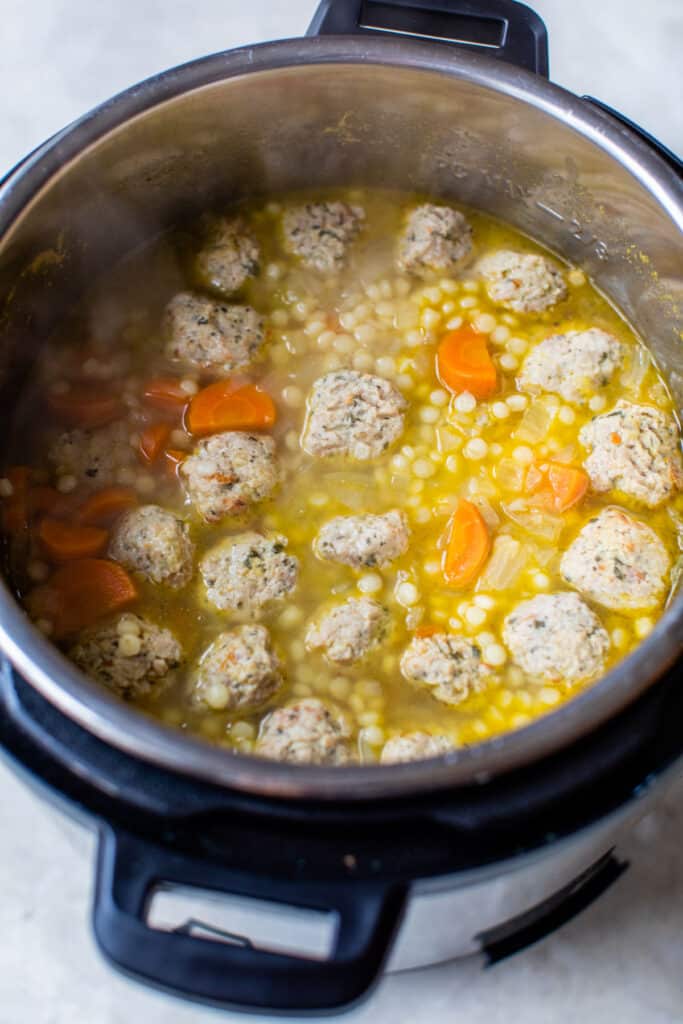 Instant Pot Wedding Soup - The Almond Eater