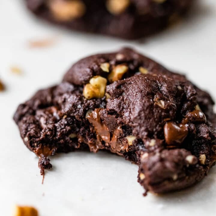 Chocolate Walnut Cookies - The Almond Eater