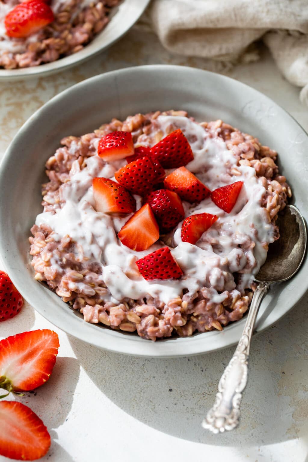 Strawberry Oatmeal - The Almond Eater