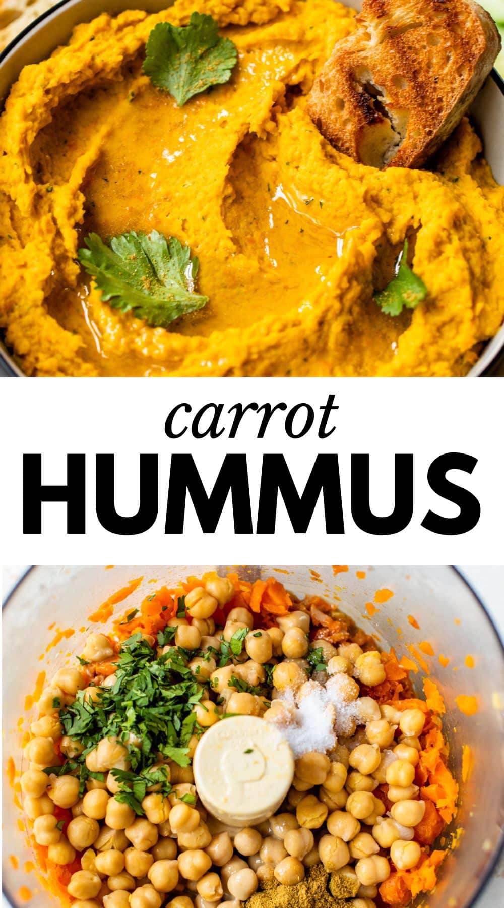Carrot Hummus - The Almond Eater