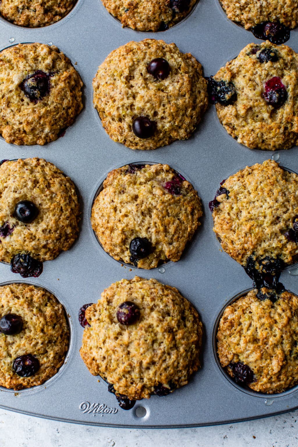 Blueberry Quinoa Muffins - The Almond Eater