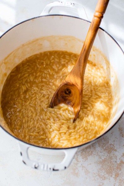 Orzo Risotto - The Almond Eater
