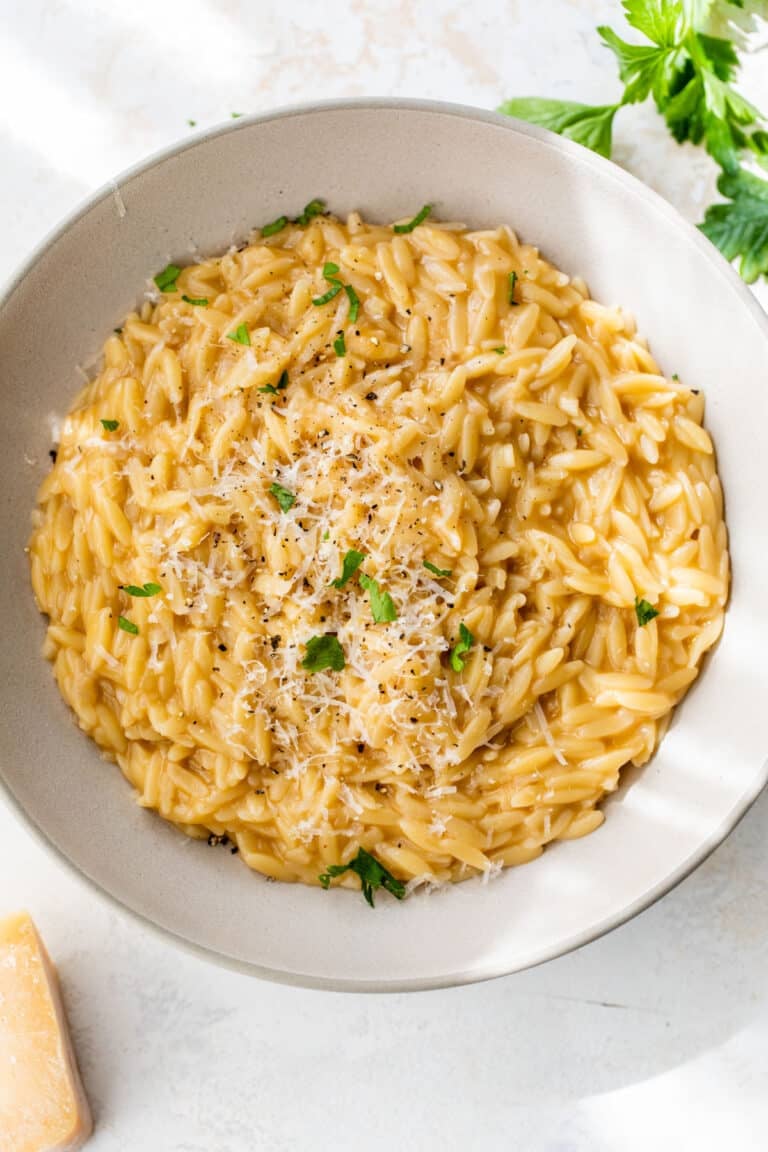 Orzo Risotto - The Almond Eater