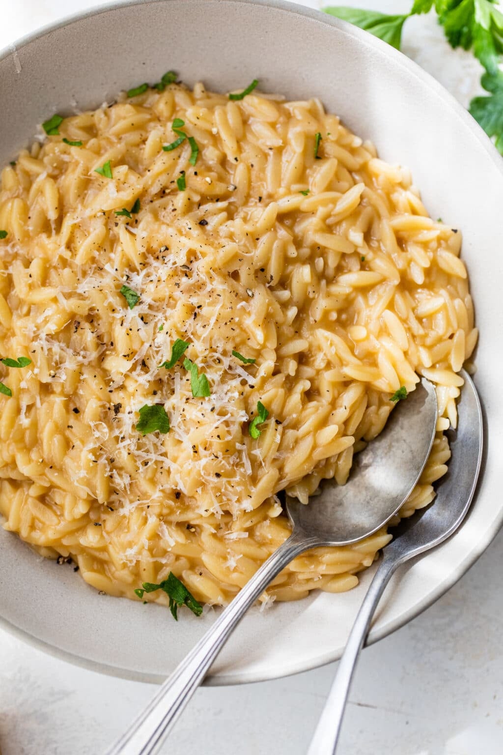 Orzo Risotto - The Almond Eater