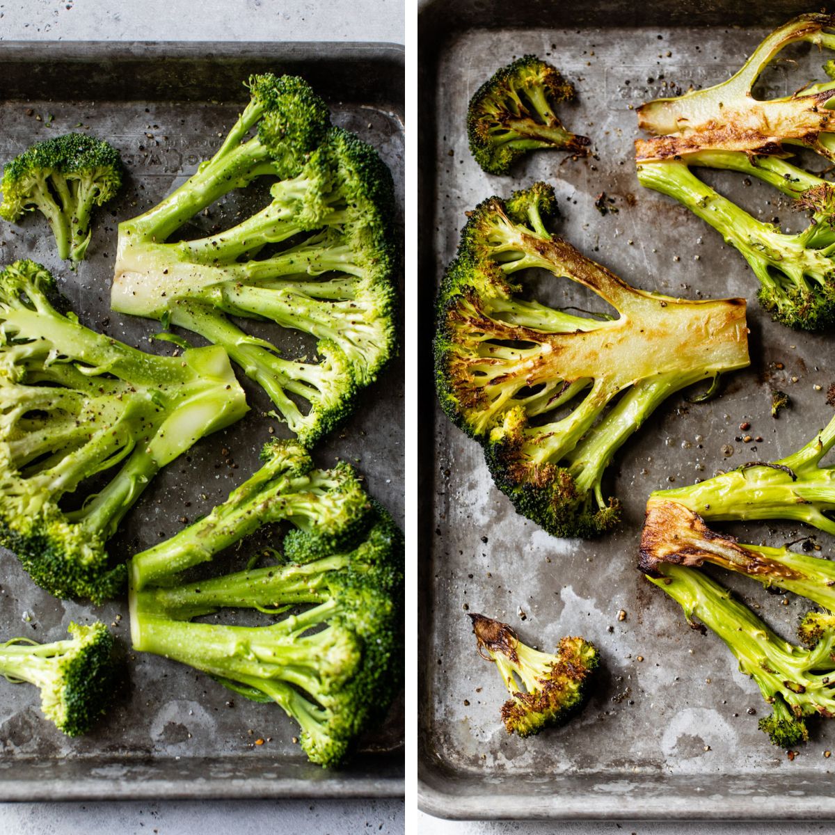 Garlic Broccoli Steak - The Almond Eater