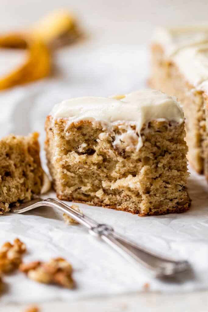 Banana Walnut Cake - The Almond Eater