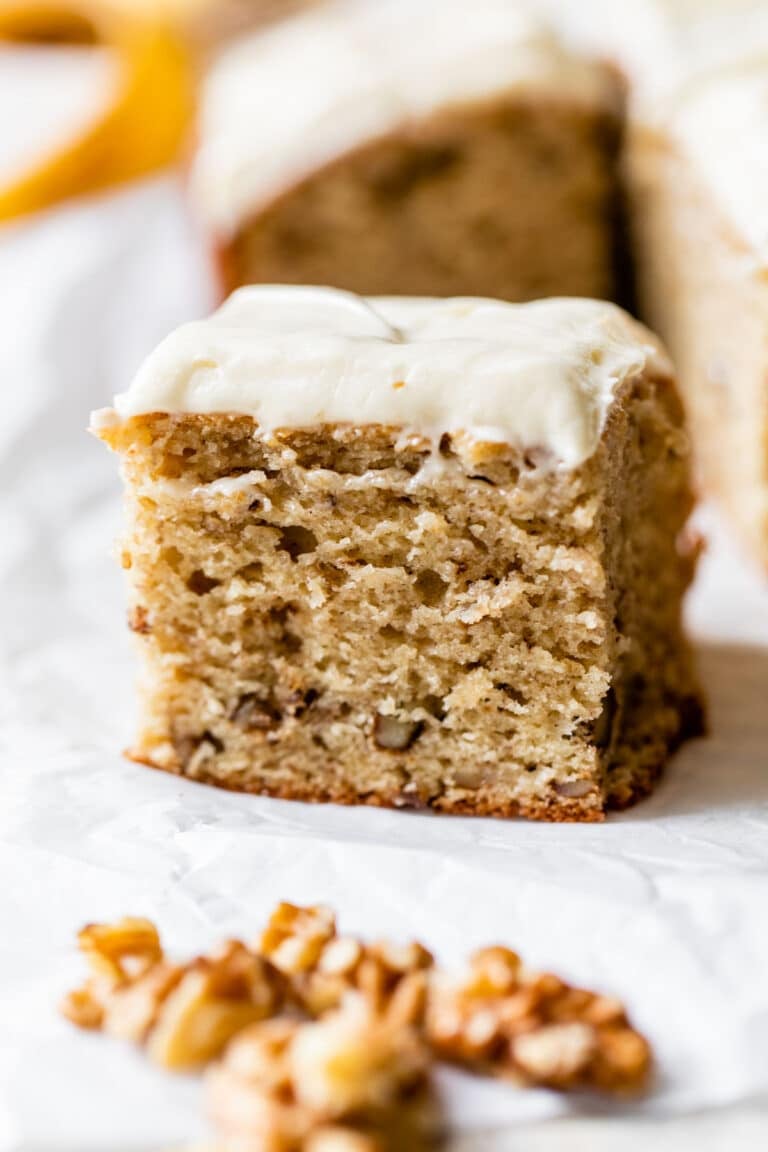 Banana Walnut Cake - The Almond Eater