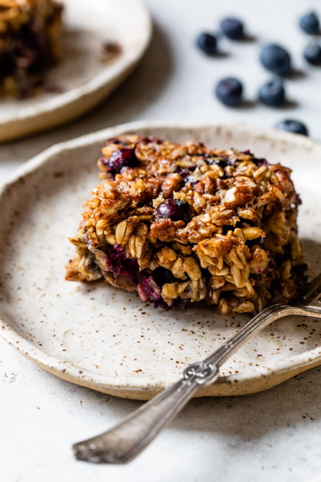 Blueberry Baked Oatmeal - The Almond Eater