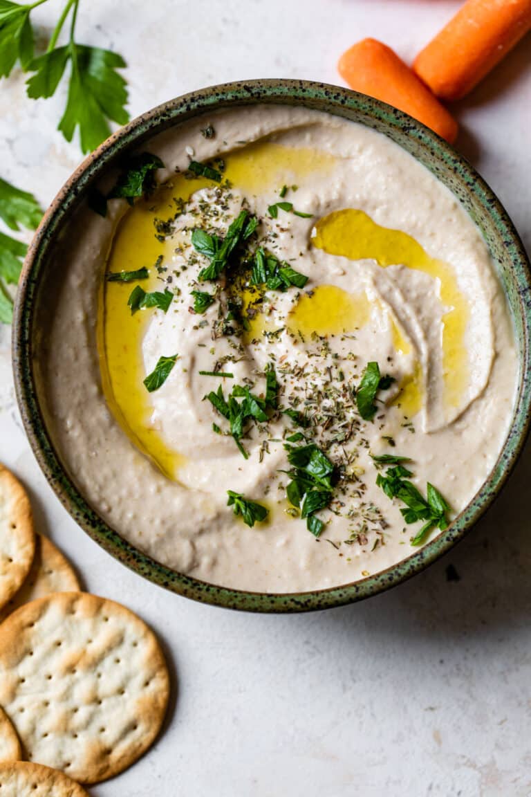 White Bean Hummus - The Almond Eater