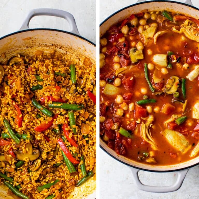 Vegetable Paella - The Almond Eater