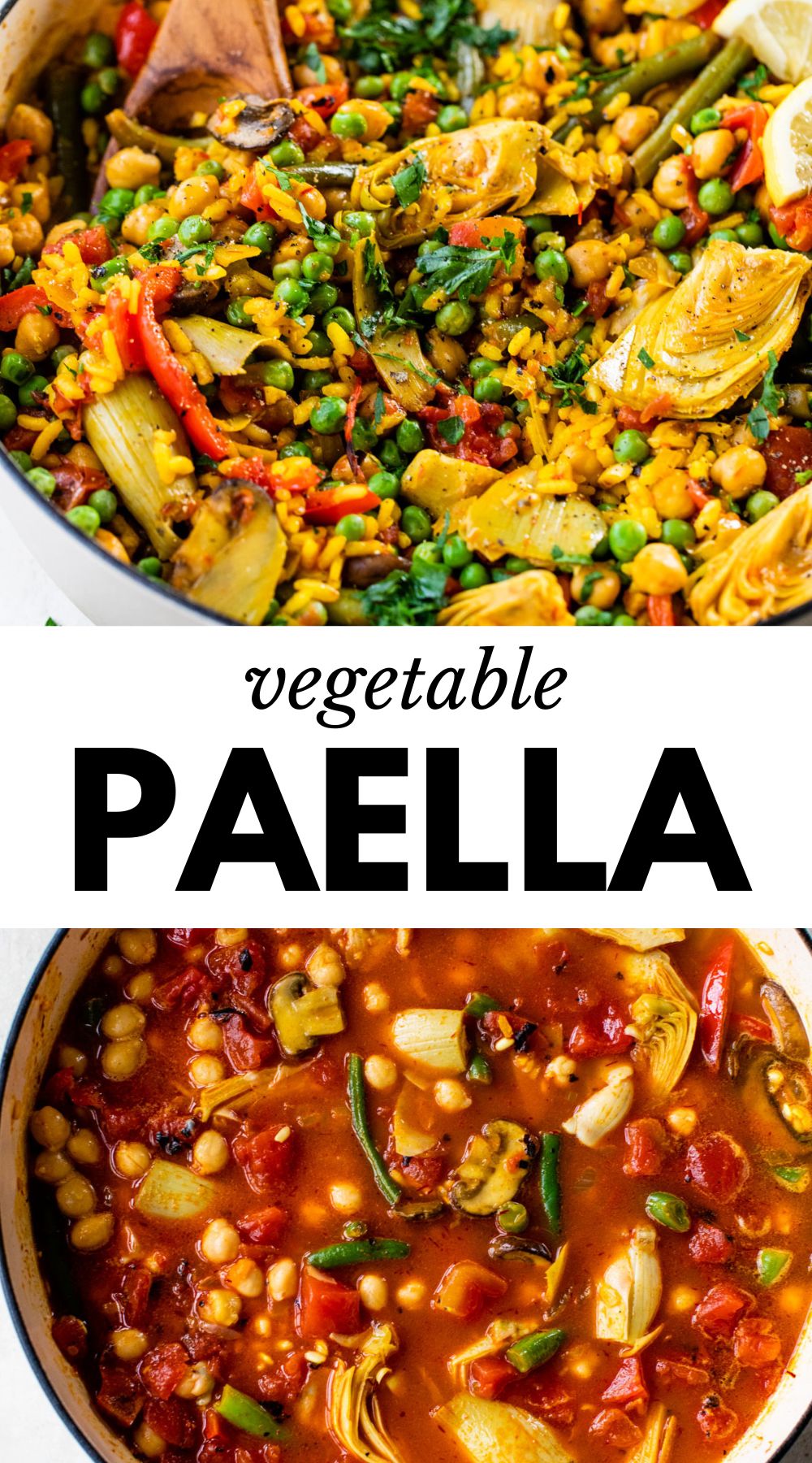 Vegetable Paella - The Almond Eater