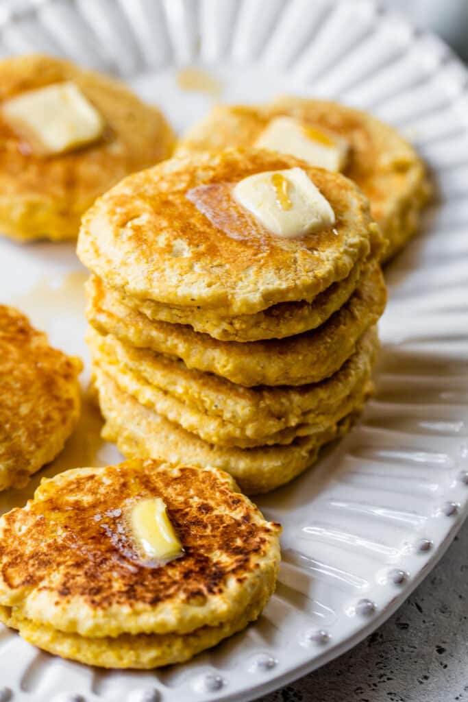 Cornmeal Cakes - The Almond Eater
