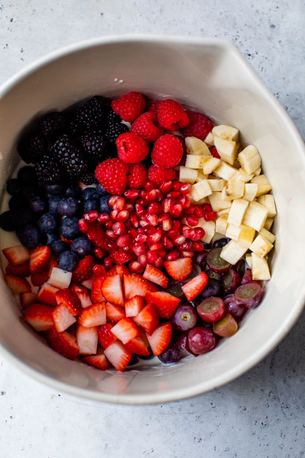 Greek Yogurt Fruit Salad - The Almond Eater