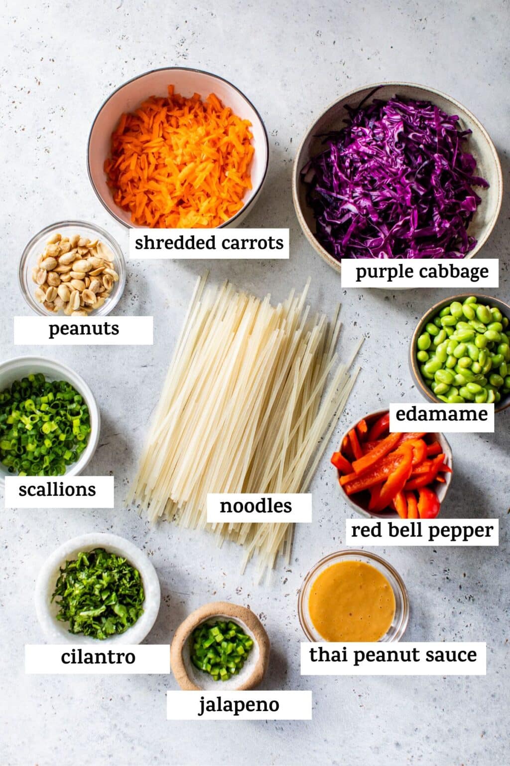 Thai Noodle Salad - The Almond Eater