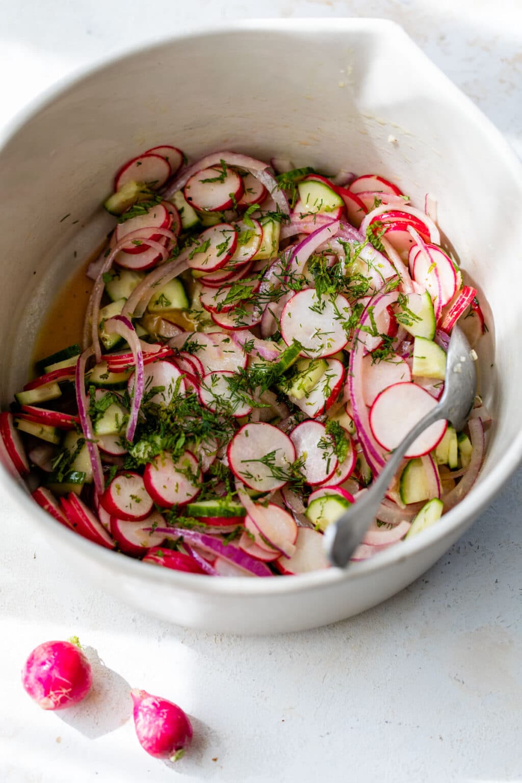 Radish Salad - The Almond Eater