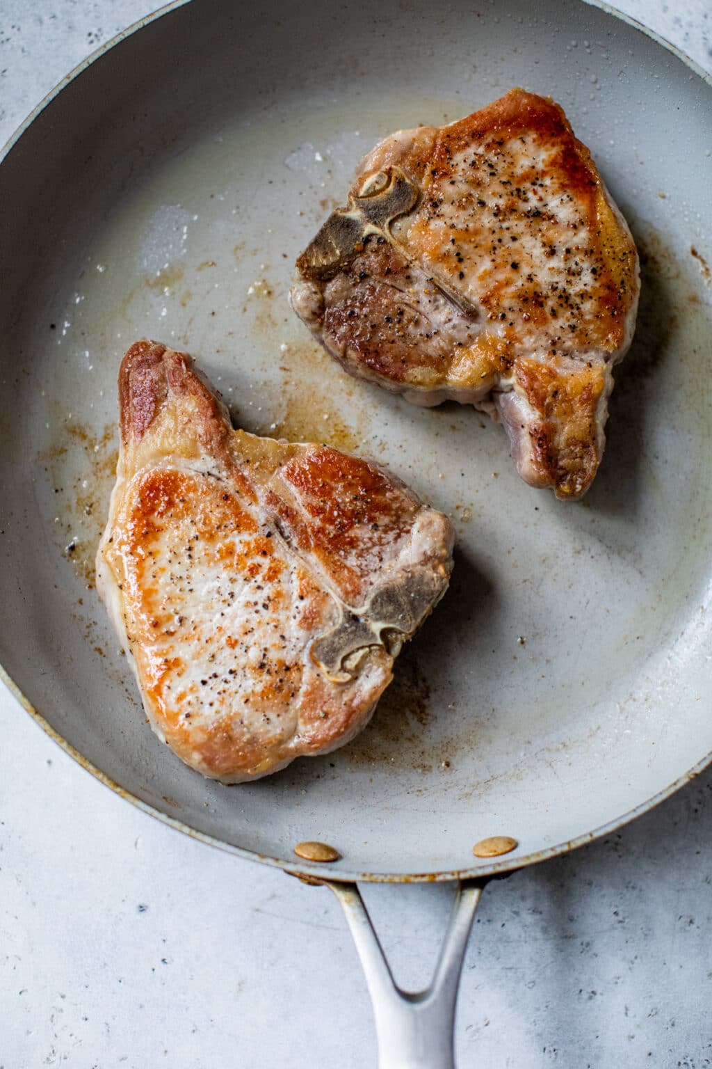 Apple Pork Chops - The Almond Eater