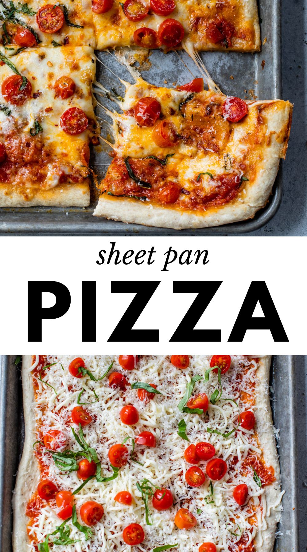 Sheet Pan Pizza - The Almond Eater