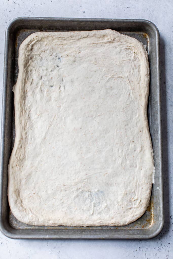 Sheet Pan Pizza - The Almond Eater