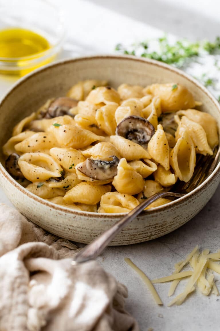 Truffle Mac and Cheese-The Almond Eater