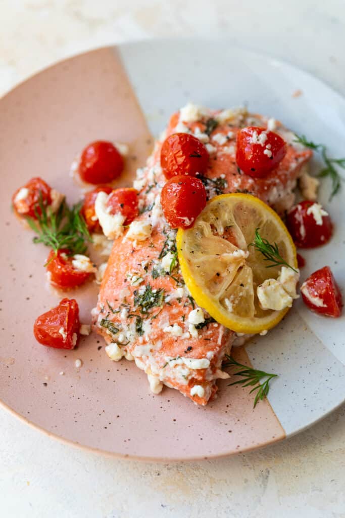 Greek Salmon - The Almond Eater