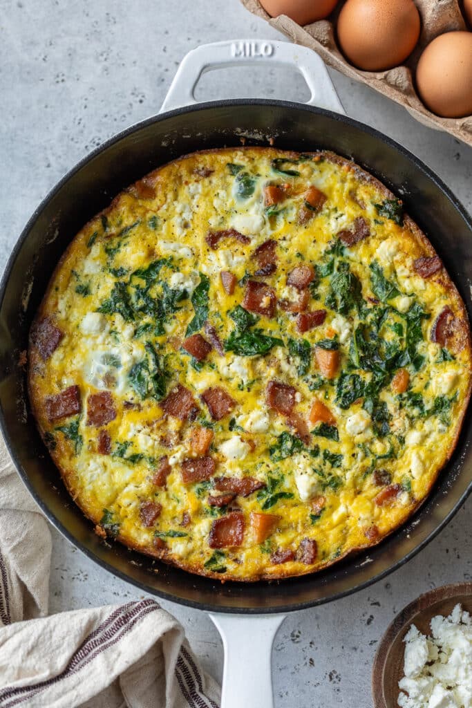 Sweet Potato Frittata - The Almond Eater
