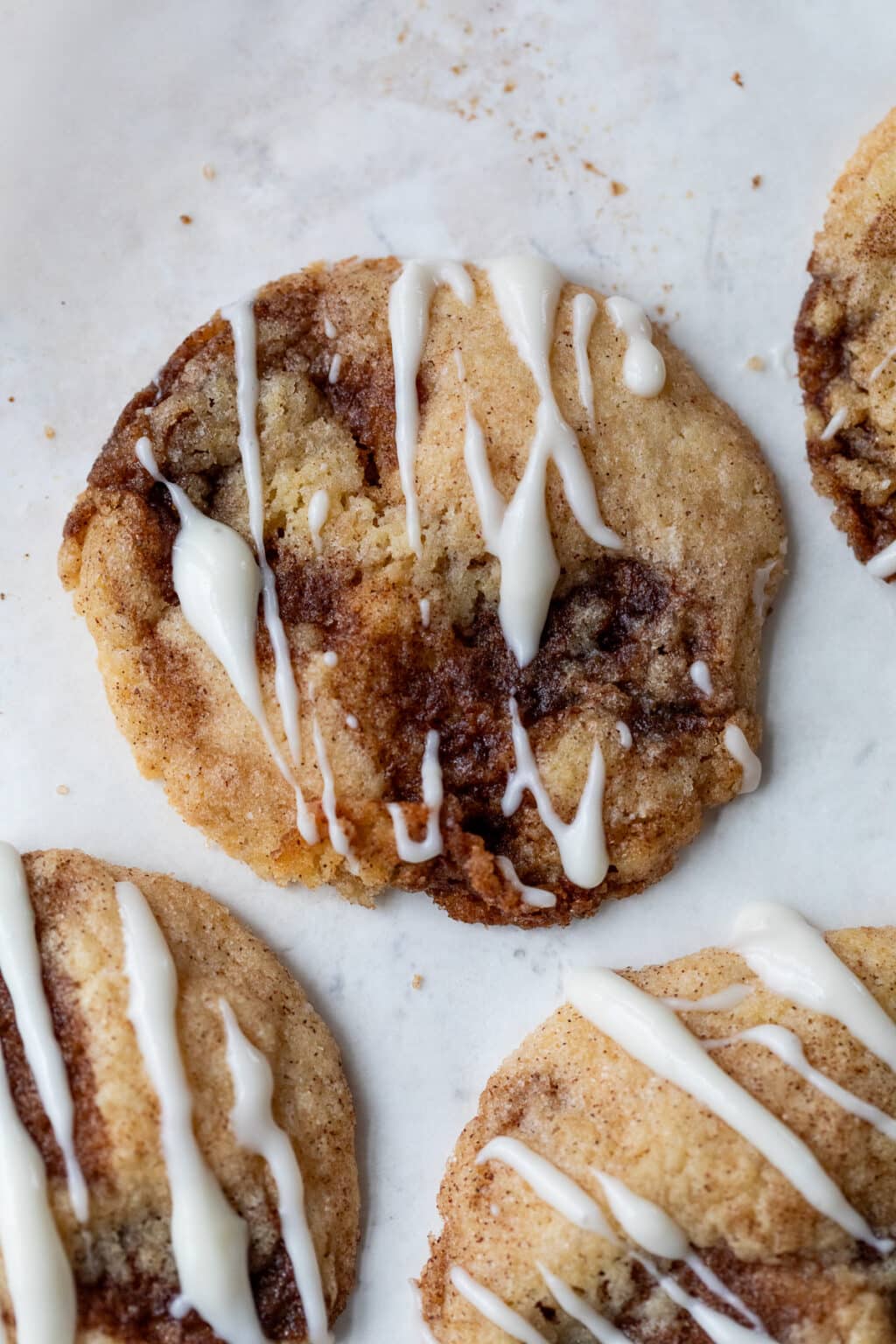 Cinnamon Roll Cookies - The Almond Eater