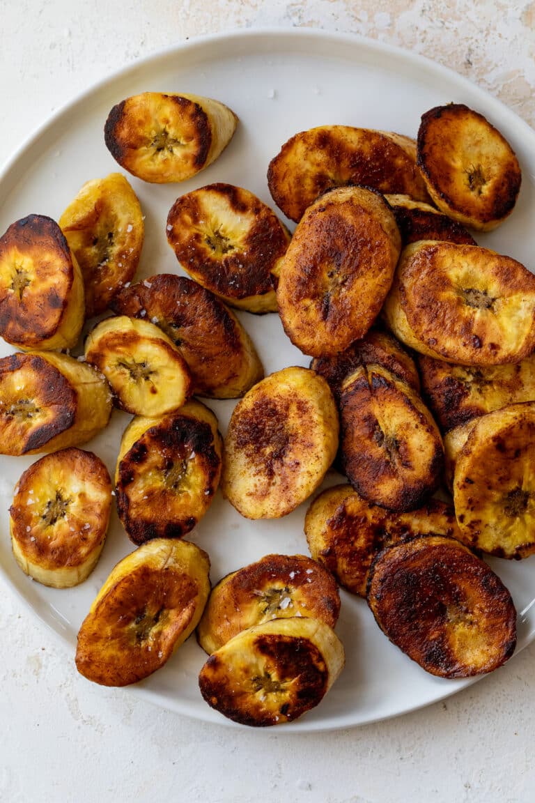 Fried Plantains - The Almond Eater