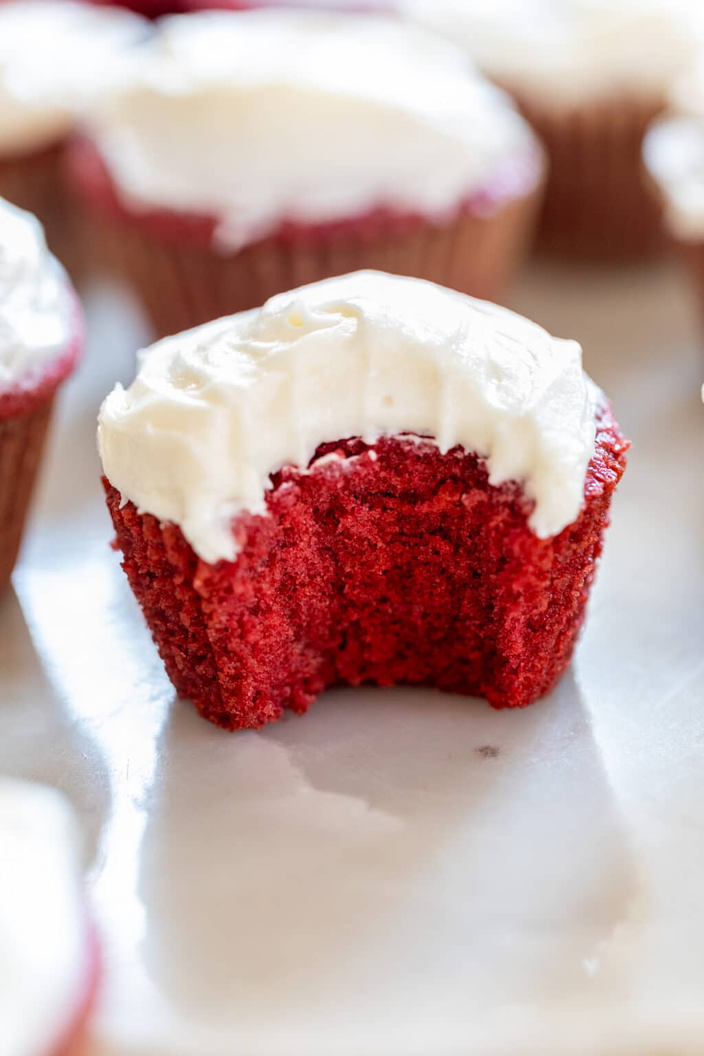 Red Velvet Cupcakes - The Almond Eater