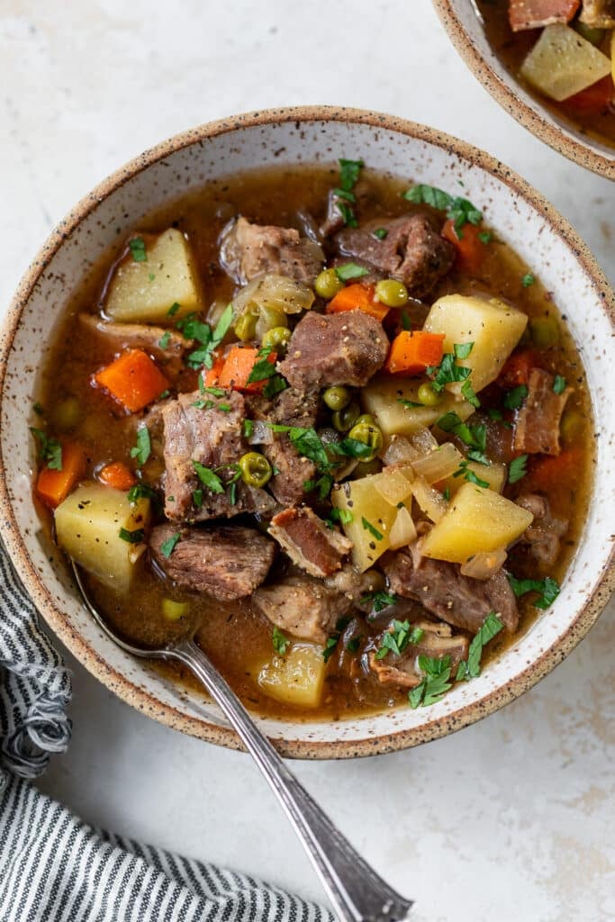 Slow Cooker Lamb Stew - The Almond Eater