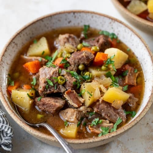 Slow Cooker Lamb Stew - The Almond Eater