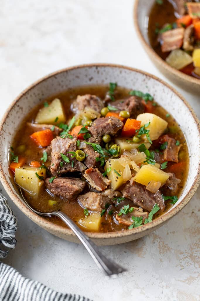 Slow Cooker Lamb Stew - The Almond Eater