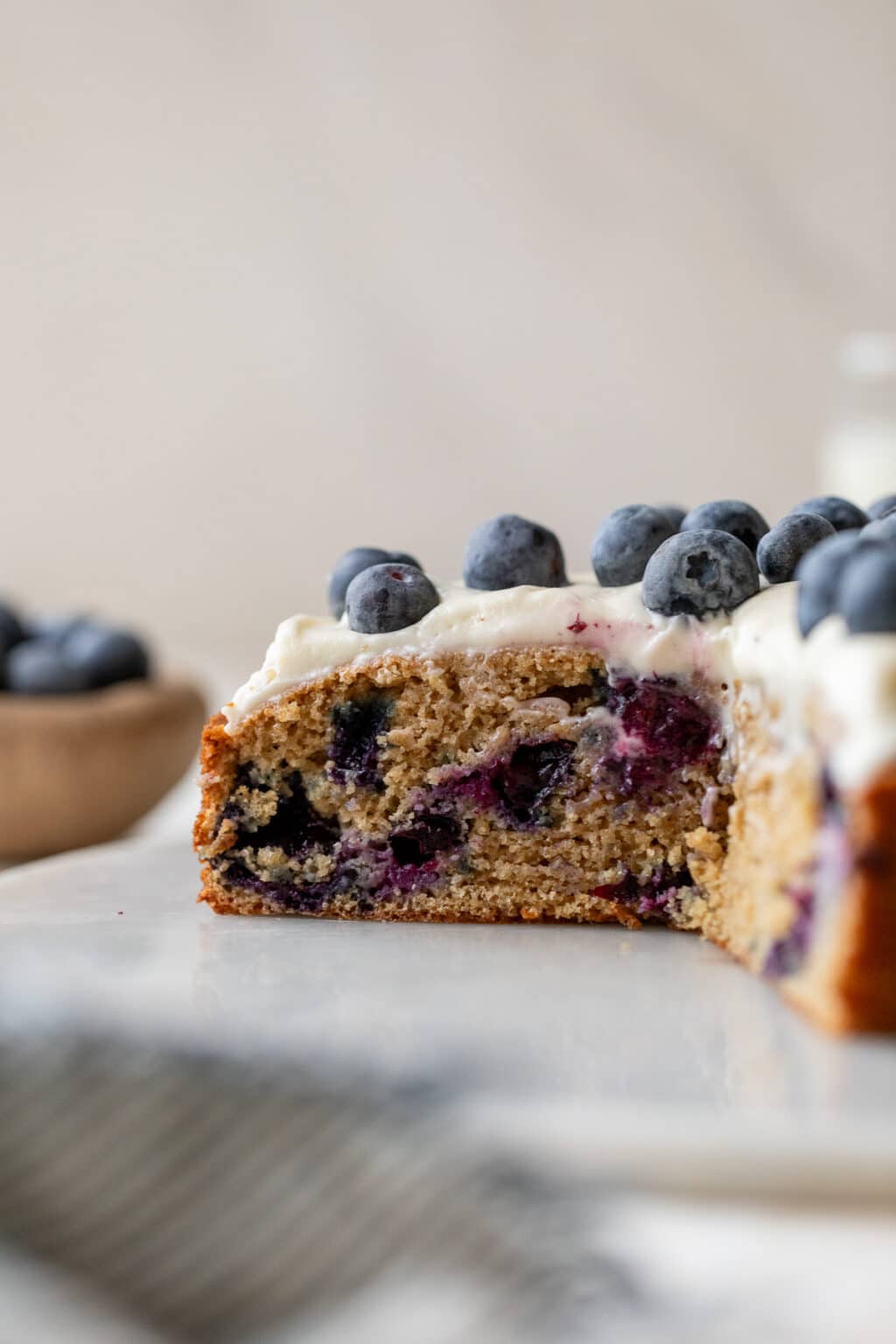 Blueberry Cake - The Almond Eater