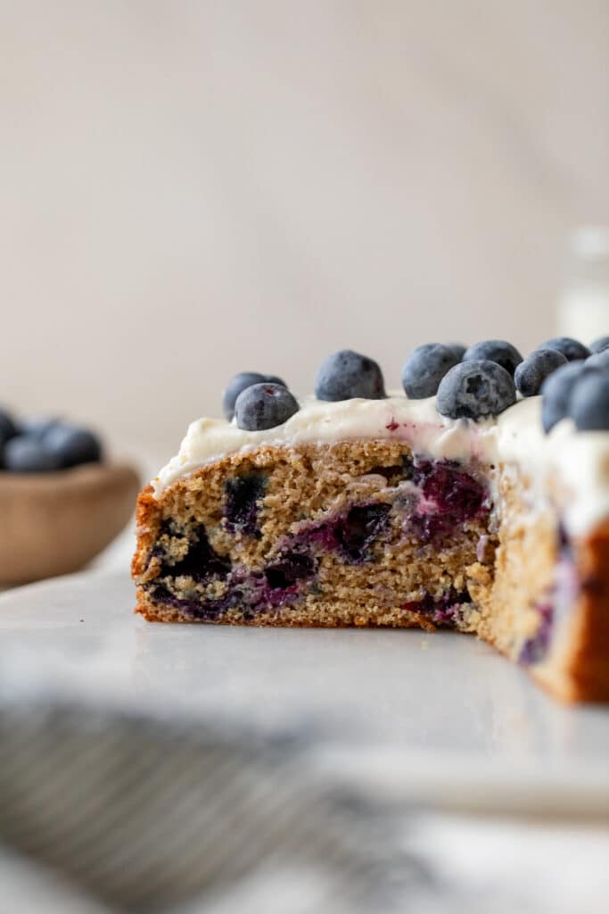 Blueberry Cake - The Almond Eater