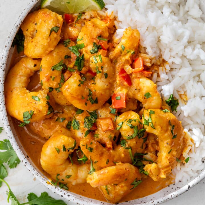 Coconut Curry Shrimp - The Almond Eater